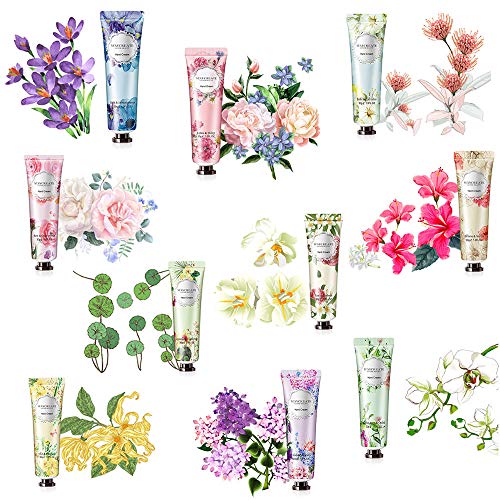 ALINICE Hand Cream Hand Moisturizer - Plant Fragrance Hand Cream Moisturizing and Nourishing Hand Care Cream for Working Hands, Repair Anti Aging Anti Chapping,10Pcs