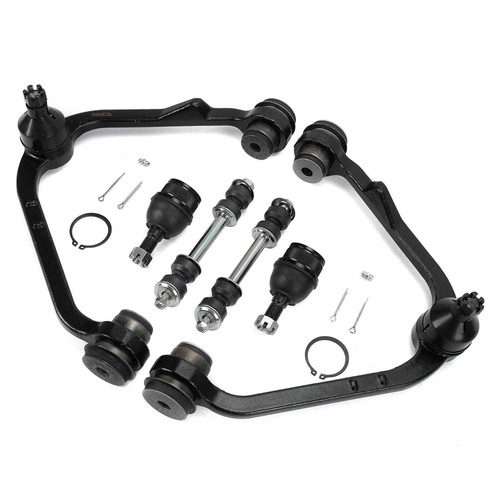 MPLUS 6 Pcs Front Upper Control Arm & Ball Joint & Sway Bar fits for FORD 1997-2002 EXPEDITION, 1997-2003 F150, 1997-1999 F250, For LINCOLN 2002 BLACKWOOD, 1998-2002 NAVIGATOR