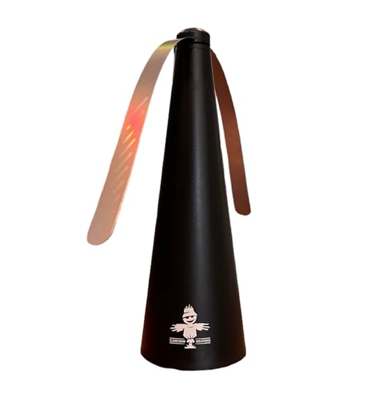 Portable Scarecrow - Flying Pest Repellant Fan (Black) * 1 Scarecrow Per Order *