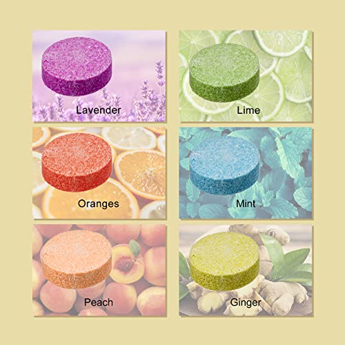 Shower Steamers Aromatherapy - 6 Piece Slimming Shower Bombs Set, Bath Bombs Shower Tablets Self Care & SPA Relaxation Gifts for Women and Men