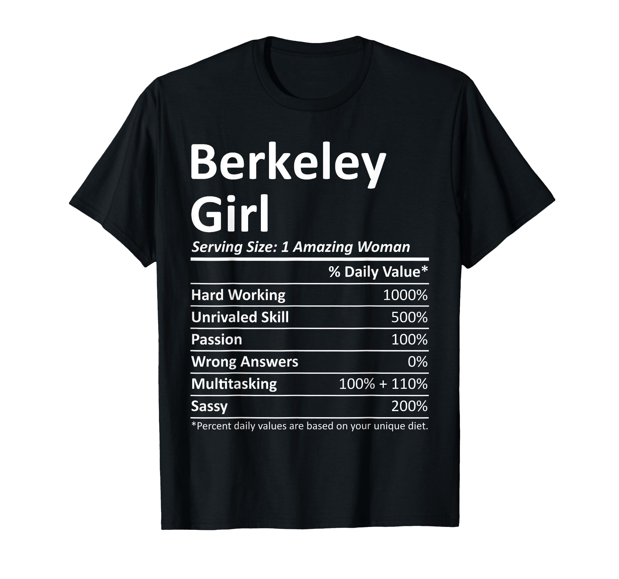 BERKELEY GIRL CA CALIFORNIA Funny City Home Roots USA Gift T-Shirt
