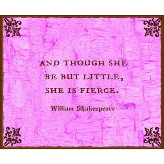CafePress And Though She Be But Little Mugs Ceramic Coffee Mug, Tea Cup 11 oz