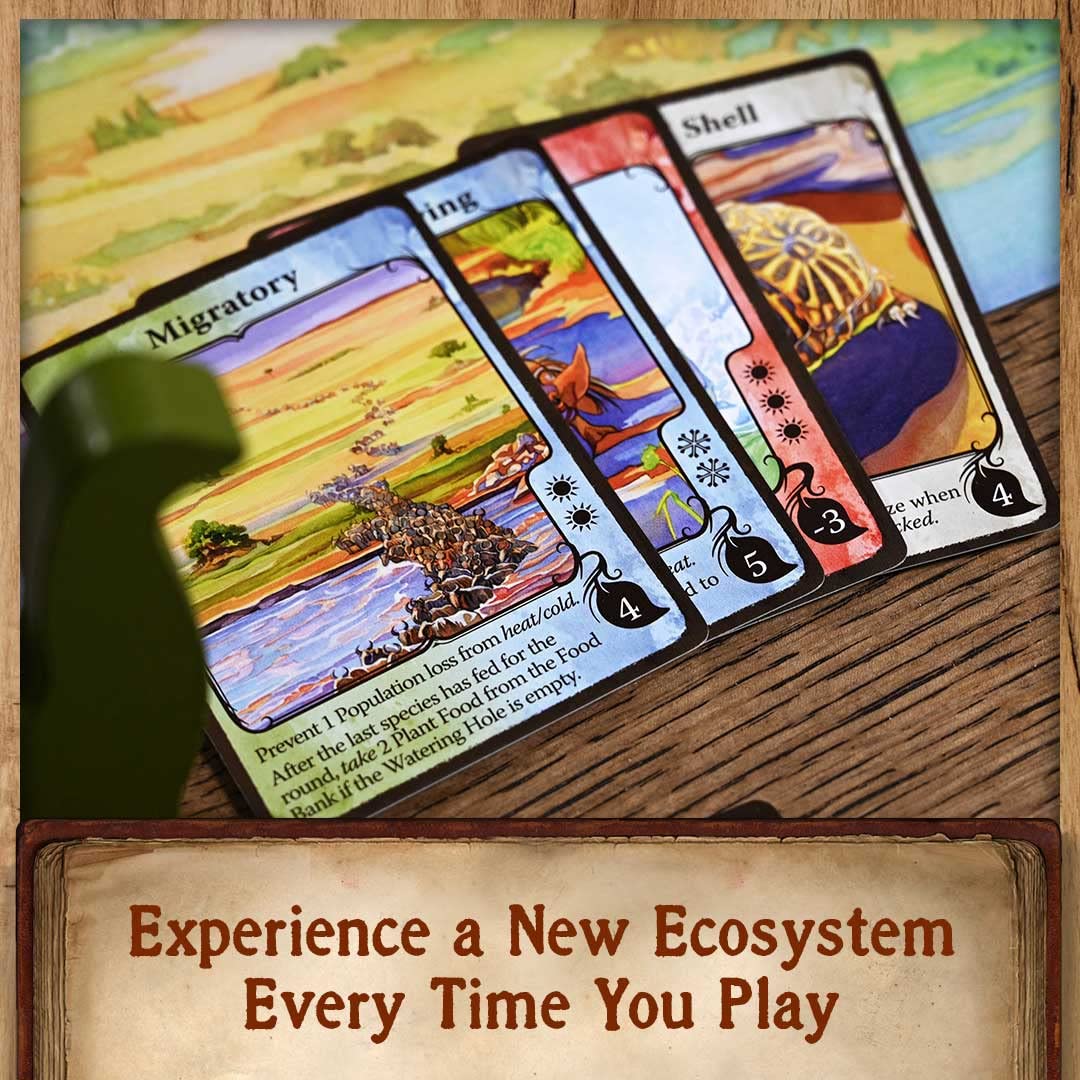 Northstar Game Studio - Evolution Climate Board Game - Includes Climate Expansion | Create Species in This Strategy Game for Adults, Teens and Families | 2-6 Players, Age 12+