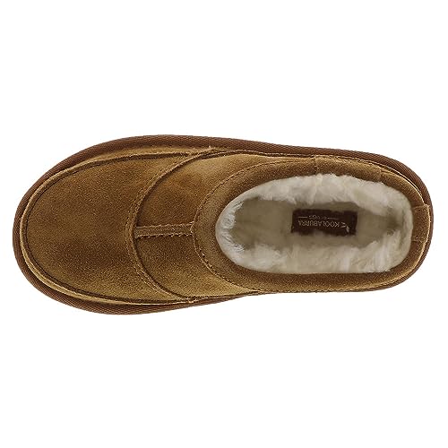 Koolaburra by UGG Kids' Braidee Slipper, Chestnut, 4