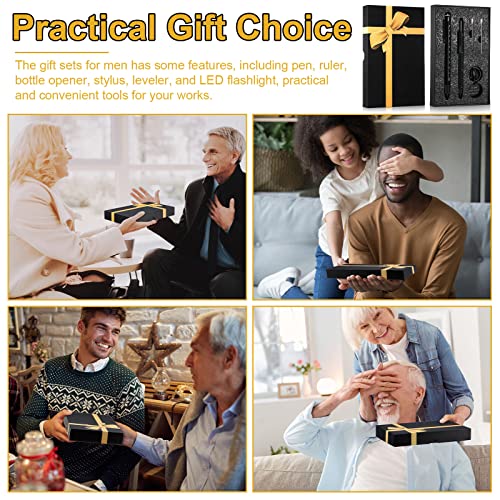 Gifts for Men, Stocking Stuffers for Men 9 in 1 Multitool Pen with Keychain, Tools Cool Gadgets Christmas Gifts for Dad, Boyfriend, Husband, Gifts for Men Who Have Everything (Dad Style)