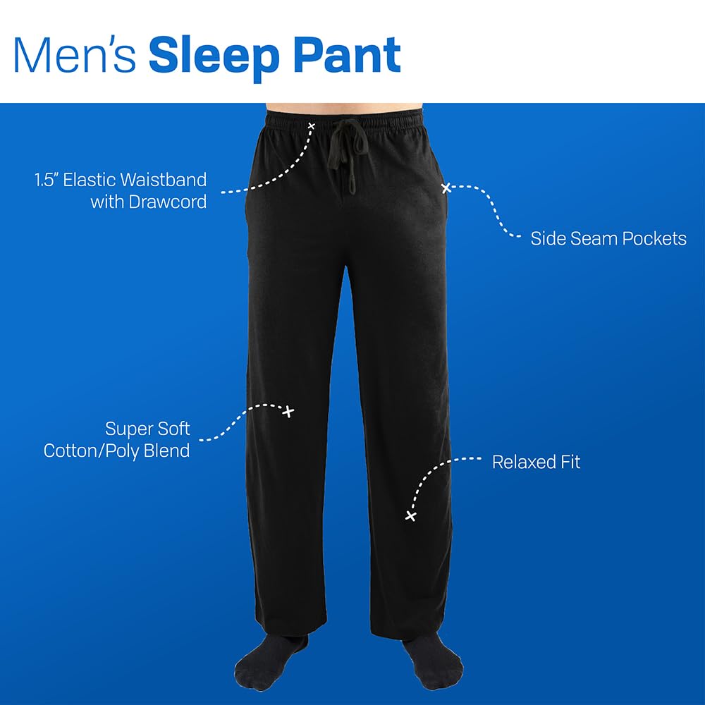 Five Nights at Freddy's Video Game Men's Mini Characters & Pizza Black Sleep Pajama Pants-X-Large