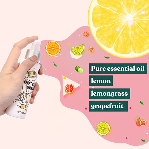 Clean-n-Fresh Toilet Spray, 7 Fl.oz Poo Spray | Up to 800+ Uses, 100% Natural Plant Essential Oil Citrus Scent, Bathroom Deodorizerā¦