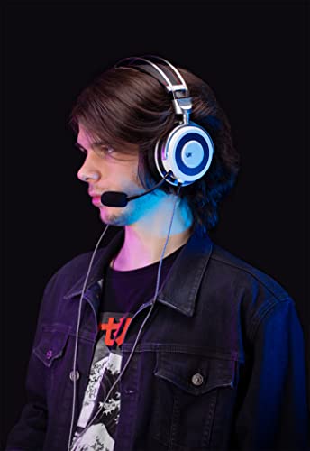 VZR Model One Gaming Headset – 3D Audio for First-Person Shooter/FPS Gaming, Patented CrossWave™ Spatial Audio, Removable Noise-Canceling Mic, 3.5mm Wired, Ultra Low Latency, All Day Comfort