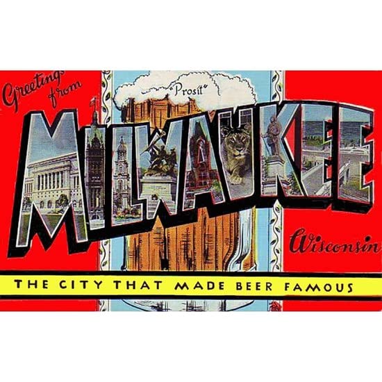 CafePress Milwaukee Wisconsin Greetings Mug Ceramic Coffee Mug, Tea Cup 11 oz