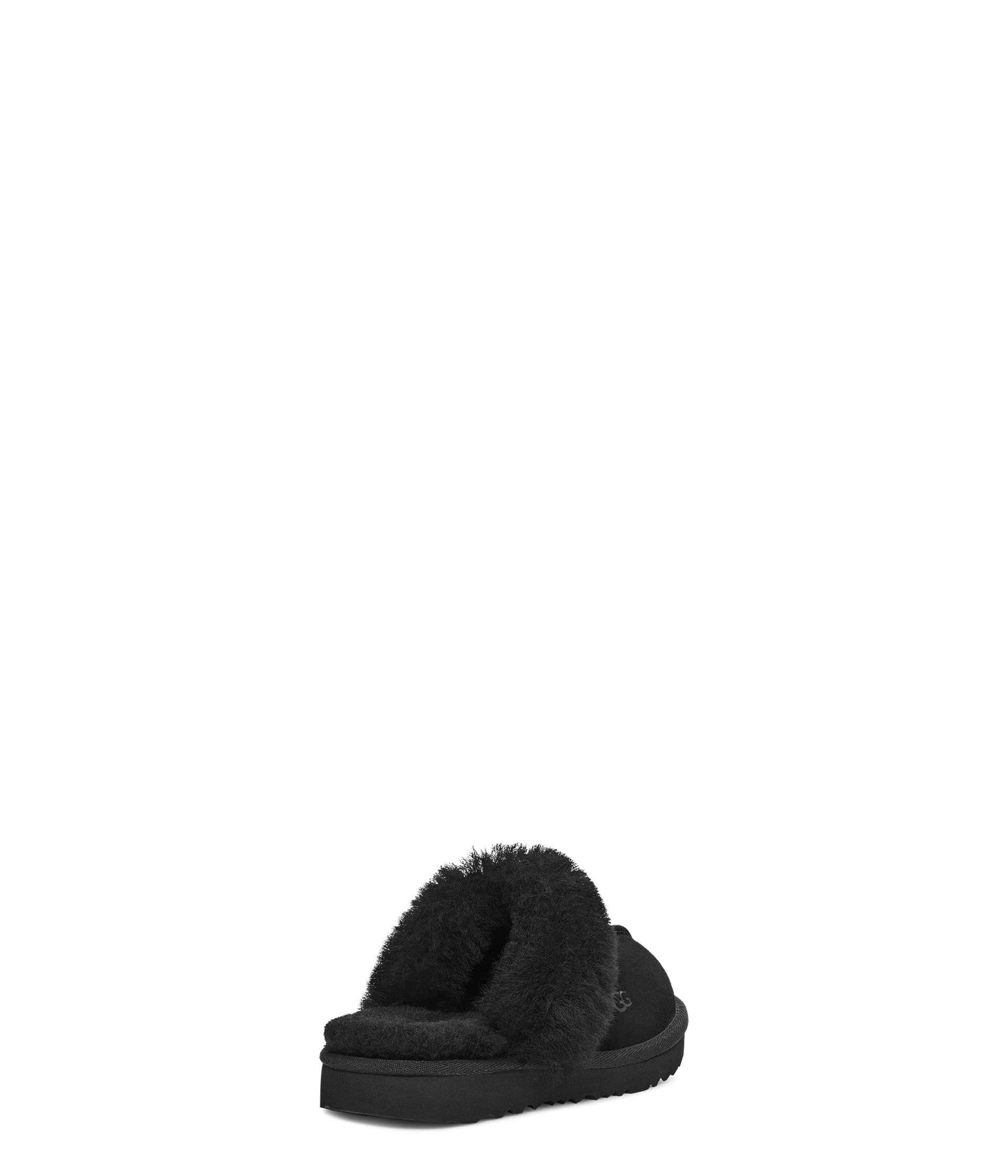 UGG Unisex-Child Cozy Ii Slipper, Black, 3 Little Kid