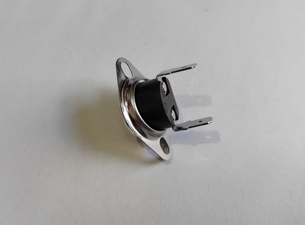 Anchilly 1PC KSD201 110-0 Normally Closed Temperature Control Switch with Fixing Ring
