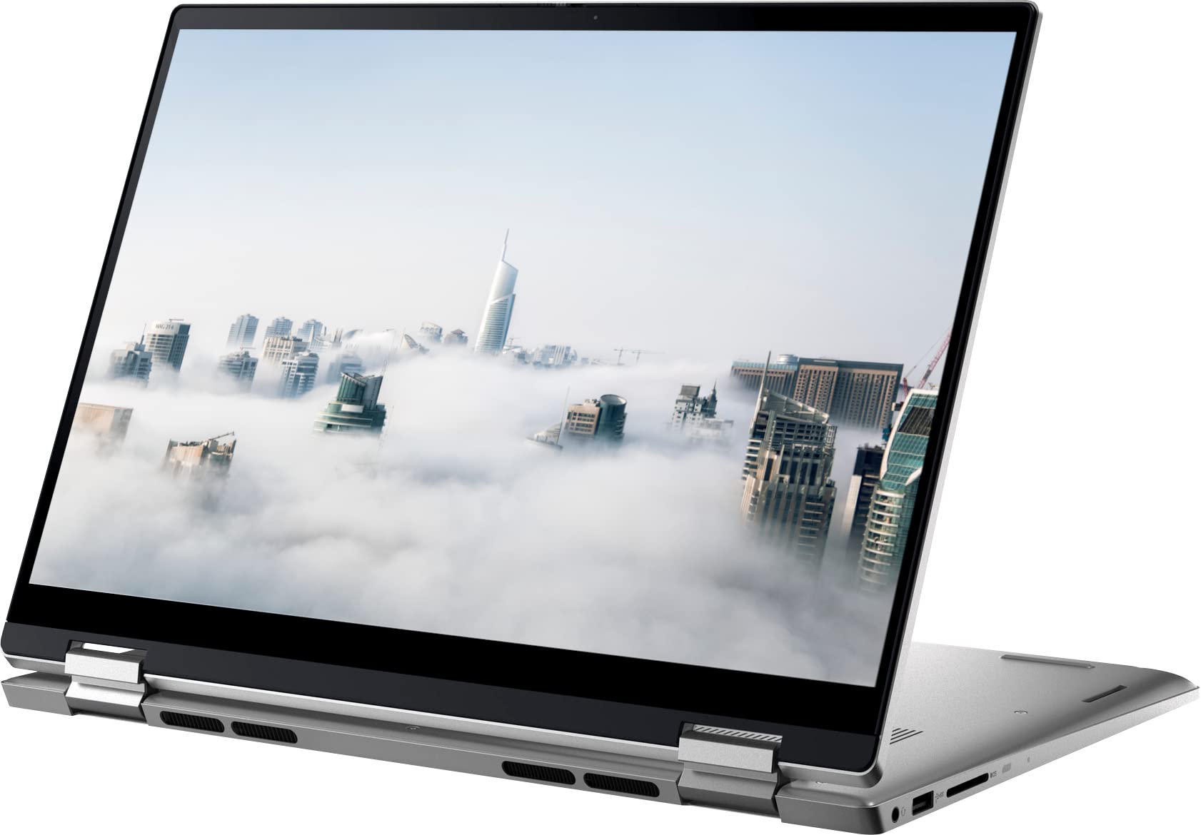 Dell est Inspiron 2-in-1 Laptop, 14.0'' FHD+ Touch Display, Intel Core i7-1255U Processor, 16GB RAM, 512GB PCIe SSD, Webcam, HDMI, Backlit KB, FP Reader, Wi-Fi 6, Windows 11 Home, Silver