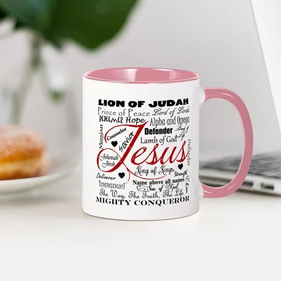 CafePress The Name Of Jesus Mug Ceramic Coffee Mug, Tea Cup 11 oz