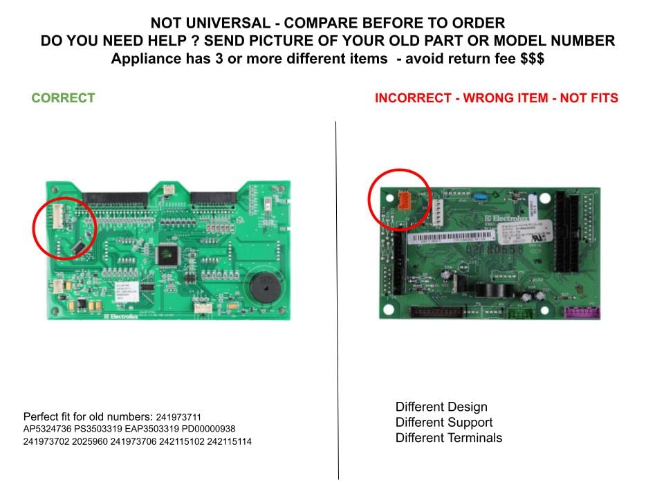 GLOB PRO SOLUTIONS 241973711 CKD5876 Display Control Board
