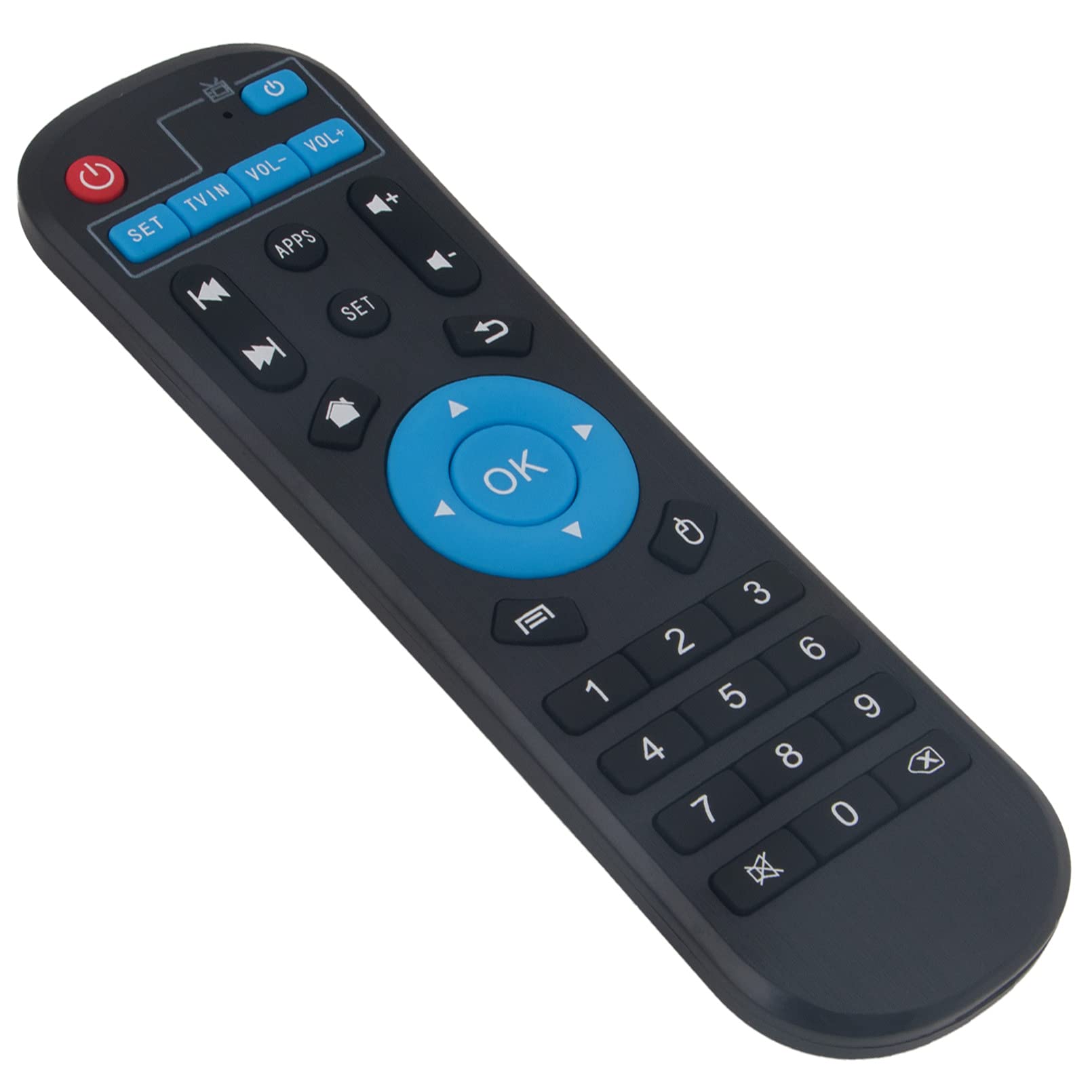 PerFascin Replacement Set TV Box Remote Control fit for Andriod Smart TV Box Controller T95Z Plus,T95K,T95V,T95U PRO,T95,H616,T95, T95Q,T95W,HK1,MX10,X88,X96,TX6,H50,H96,T95H,T95Z Plus