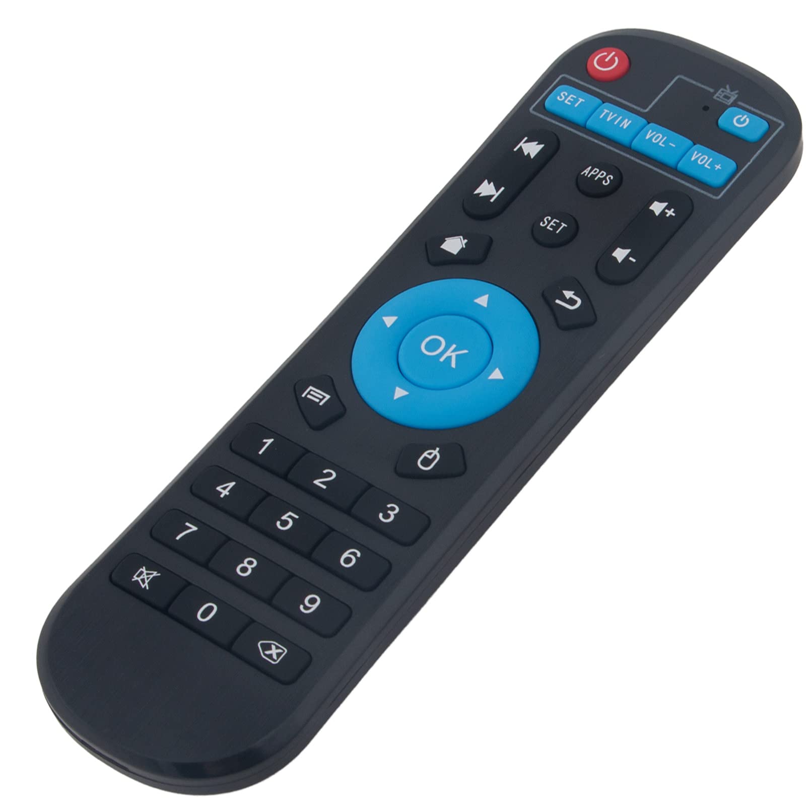 PerFascin Replacement Set TV Box Remote Control fit for Andriod Smart TV Box Controller T95Z Plus,T95K,T95V,T95U PRO,T95,H616,T95, T95Q,T95W,HK1,MX10,X88,X96,TX6,H50,H96,T95H,T95Z Plus