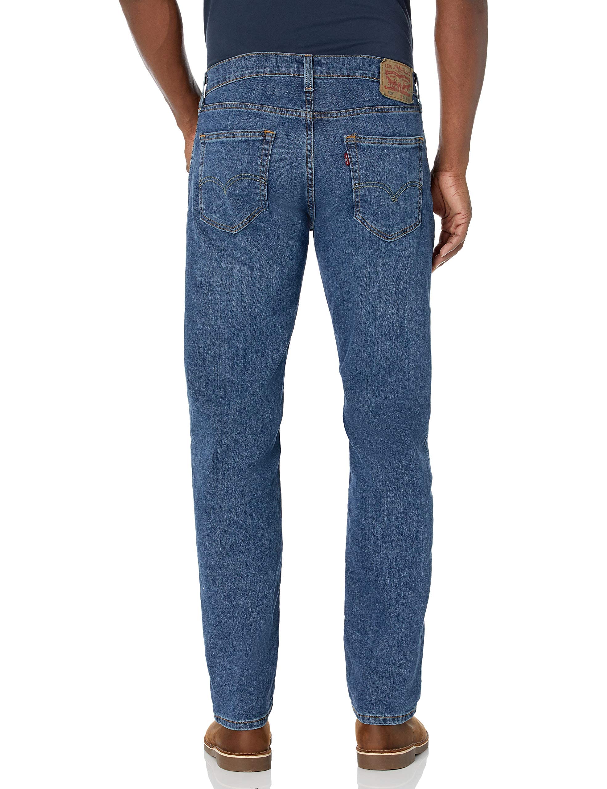 Levi's Men's 559 Relaxed Straight Jeans (Also Available in Big & Tall), Steely Blue, 34W x 32L