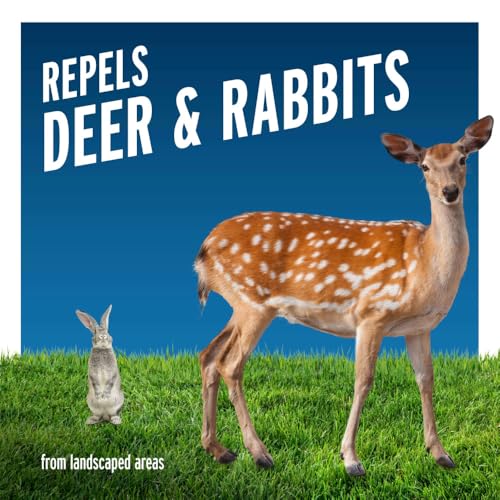 Liquid Fence Deer And Rabbit Repellent Concentrate 32 Ounces, Apply Year-Round