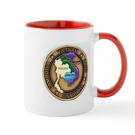 CafePress VIETNAM, LAOS, CAMBODIA, THAILAND Mug Ceramic Coffee Mug, Tea Cup 11 oz