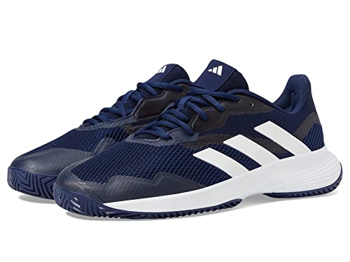 adidas Men's Courtjam Control Tennis Shoe, Team Navy Blue/White/White, 9