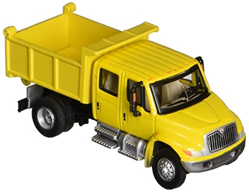Walthers SceneMaster International, Yellow 4300 Crew Cab Dump Truck