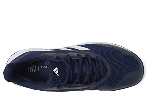 adidas Men's Courtjam Control Tennis Shoe, Team Navy Blue/White/White, 9
