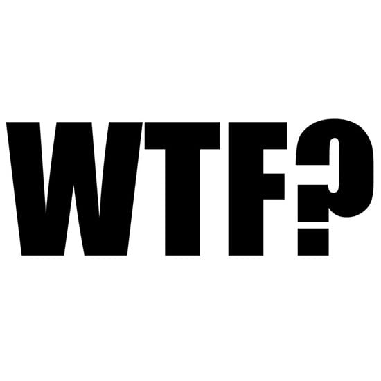 CafePress WTF? Mug Ceramic Coffee Mug, Tea Cup 11 oz