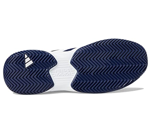 adidas Men's Courtjam Control Tennis Shoe, Team Navy Blue/White/White, 9