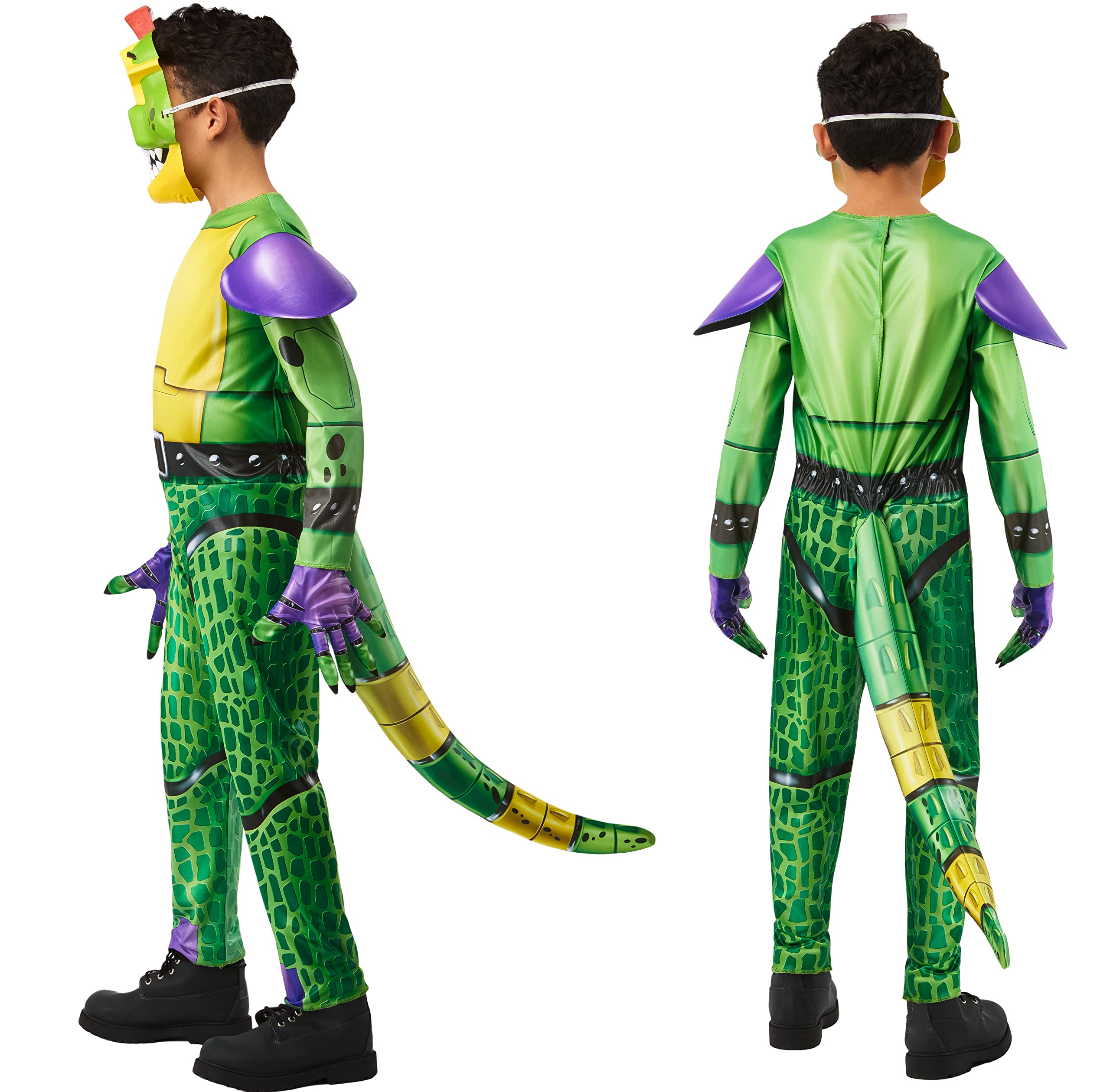 Rubies Child's Five Nights at Freddy's Montgomery Gator Costume for Themed Parties and Halloween, As Shown, X-Large