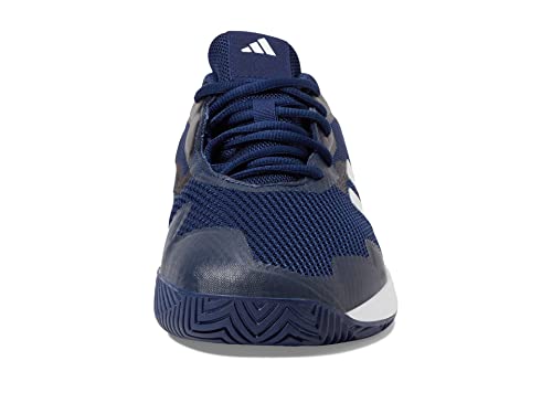 adidas Men's Courtjam Control Tennis Shoe, Team Navy Blue/White/White, 9