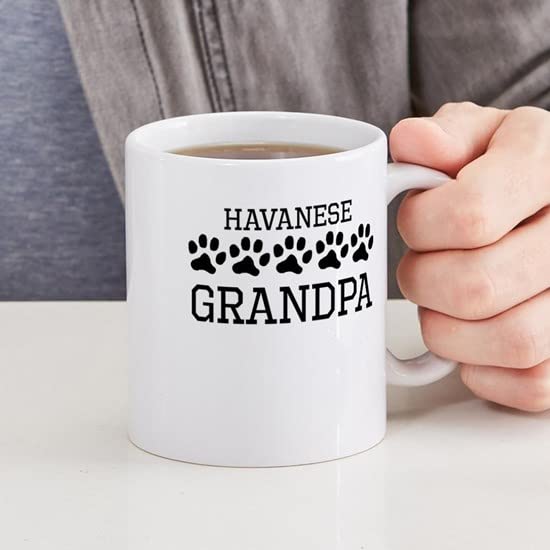 CafePress Havanese Grandpa Mugs Ceramic Coffee Mug, Tea Cup 11 oz