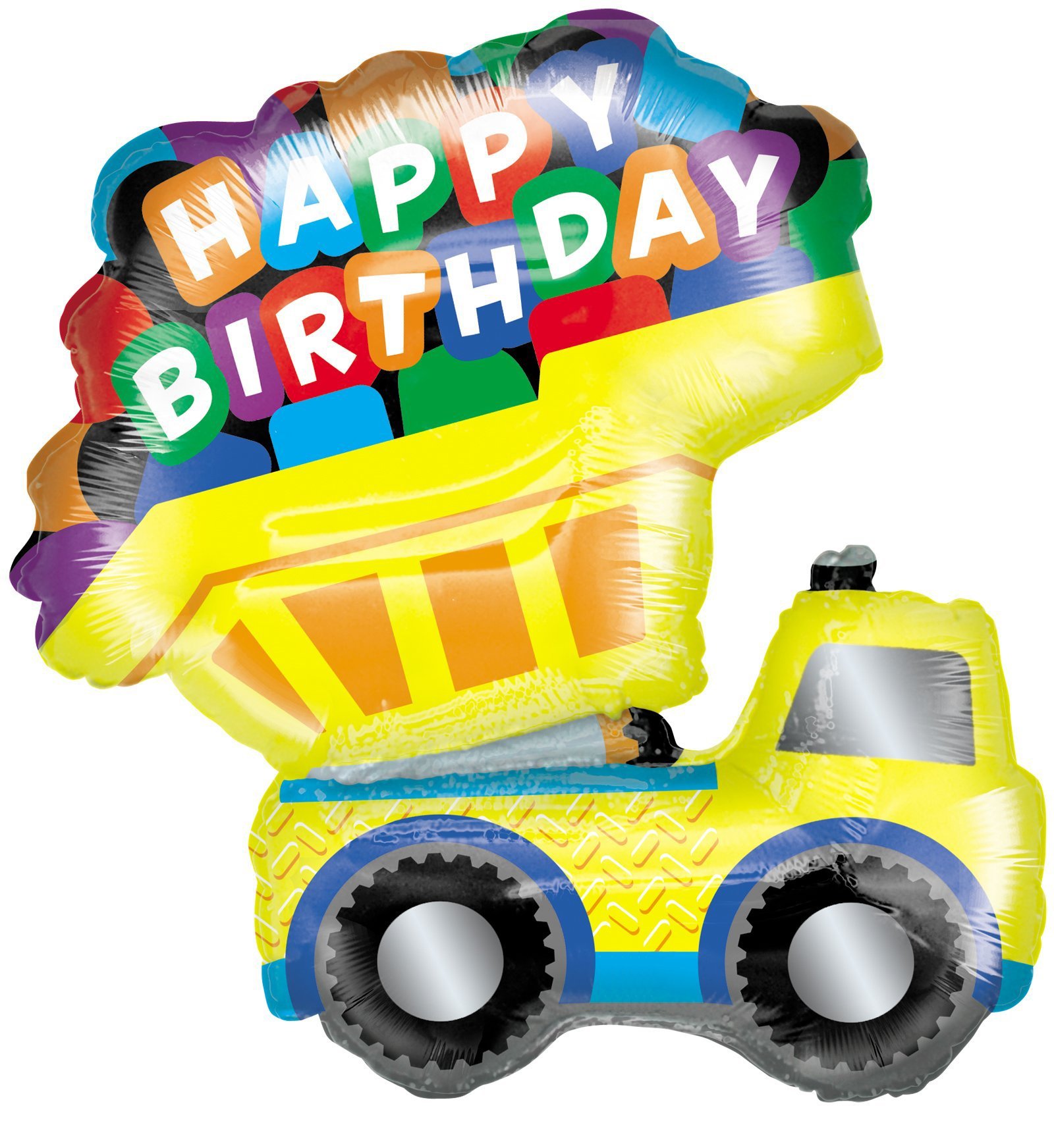 KID MOTORZ Dump Truck Jumbo 33" Foil Balloon