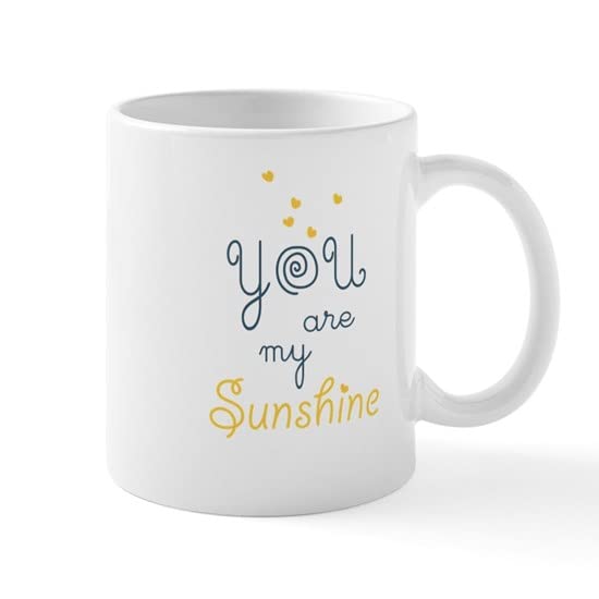 CafePress You Are My Sunshine Mugs Ceramic Coffee Mug, Tea Cup 11 oz