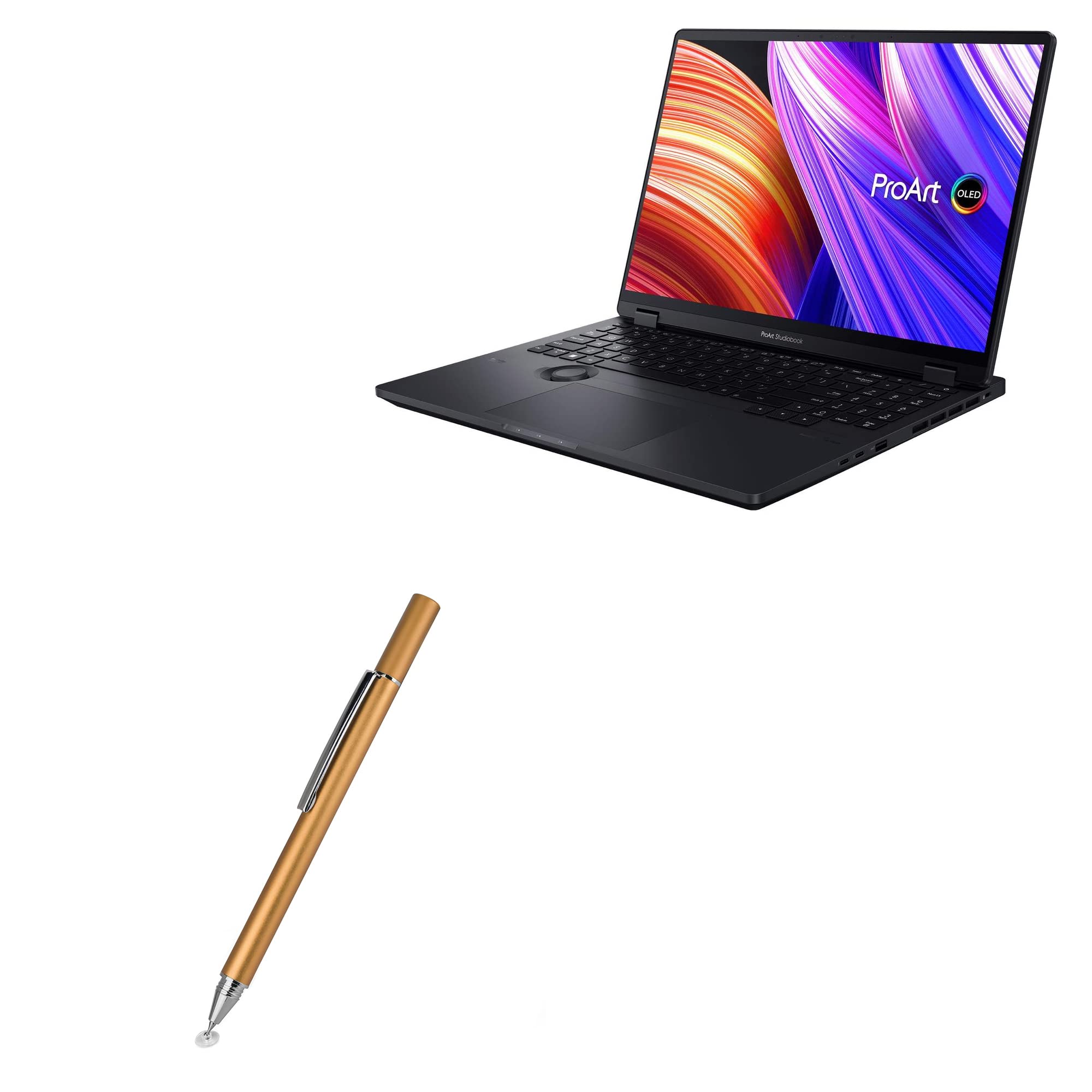 BoxWave Stylus Pen Compatible with ASUS ProArt Studiobook 16 (H7604) - FineTouch Capacitive Stylus, Super Precise Stylus Pen for ASUS ProArt Studiobook 16 (H7604) - Champagne Gold