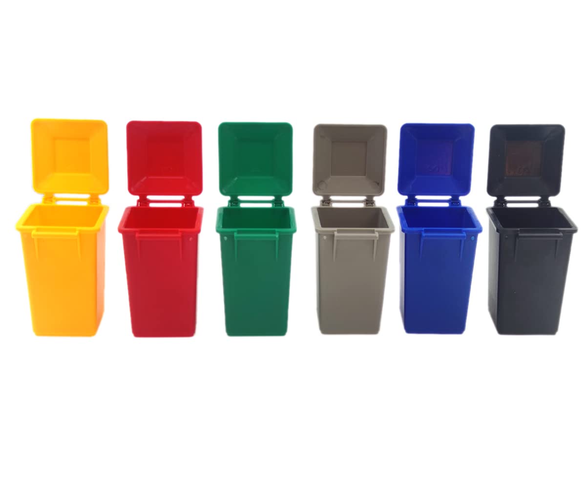 Nuanmu Automotive Garbage Can Set 3 Color Small Trash Can Garbage Truck Toy