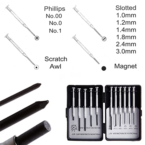 ADSRB 11pcs Professional Precision Screwdriver Set Mini Repair Diy Tool Kit