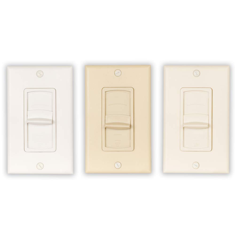 Theater Solutions TSVCS Speaker Volume Control Slide 3 Color White Ivory Almond