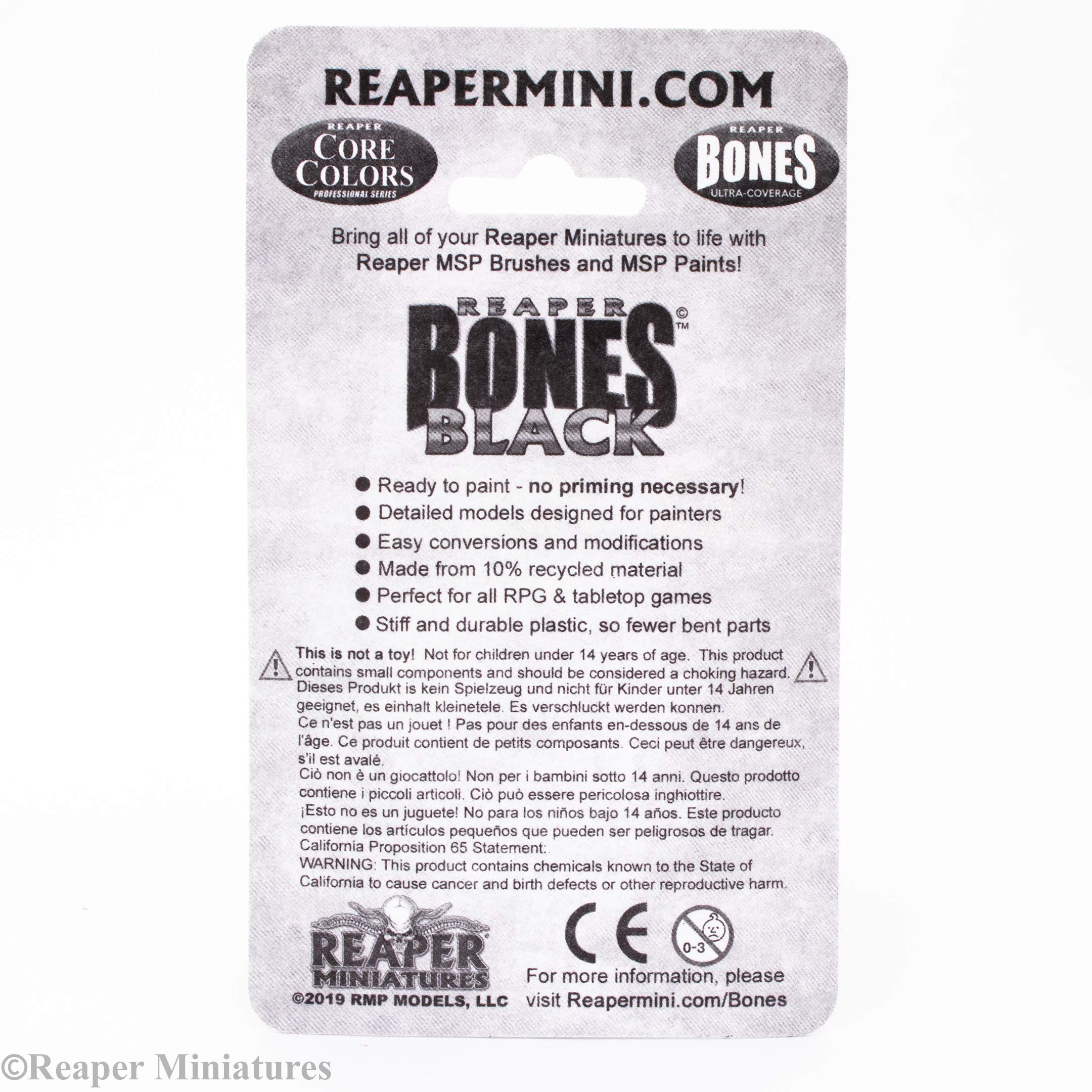 Reaper Miniatures: 44030 - Spirit Beast Bones Black Fantasy Miniature