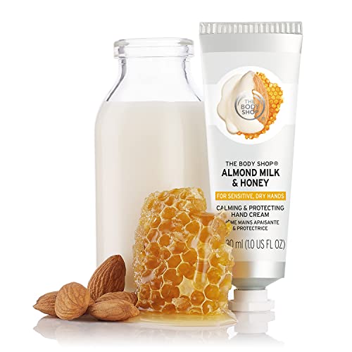 The Body Shop Almond Milk & Honey Hand & Cream β Moisturizes and Protects Sensitive Skin β 3.3 oz