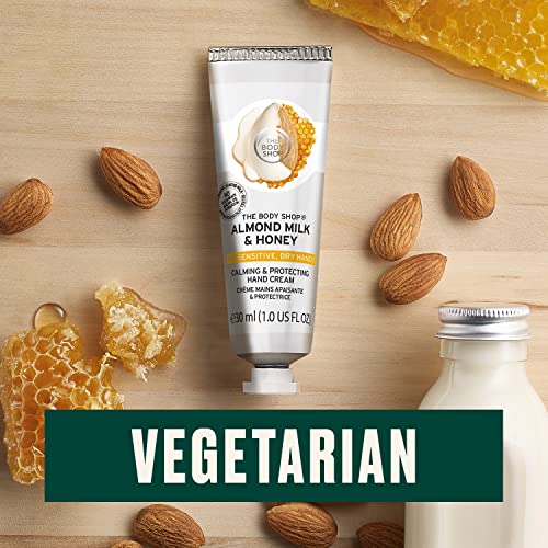 The Body Shop Almond Milk & Honey Hand & Cream β Moisturizes and Protects Sensitive Skin β 3.3 oz