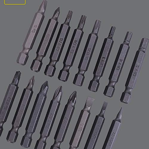 YÁSEZ 20 pcs Screwdriver Set Multifunction Drill Driver Swivel Head Quick-Change from Drilling to Driving Repair Tool Kits Hand Tools
