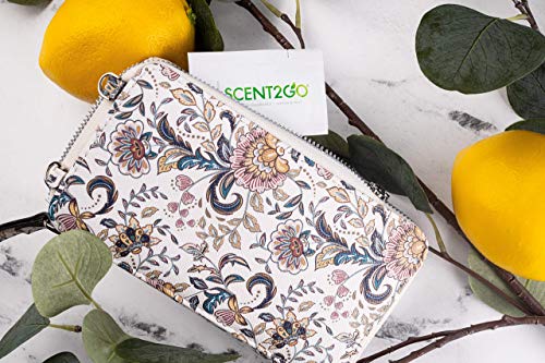 Scent2Go Toilette Fragrance Dissolvable Powder - Discreet Travel Size Packet - 20 Pack - Leak Proof - Natural Odor Eliminator - Lemon + Mint Scent