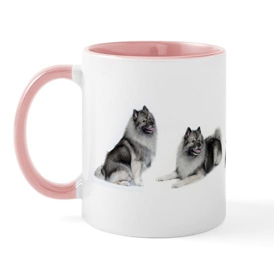 CafePress Keeshond Mugs Ceramic Coffee Mug, Tea Cup 11 oz