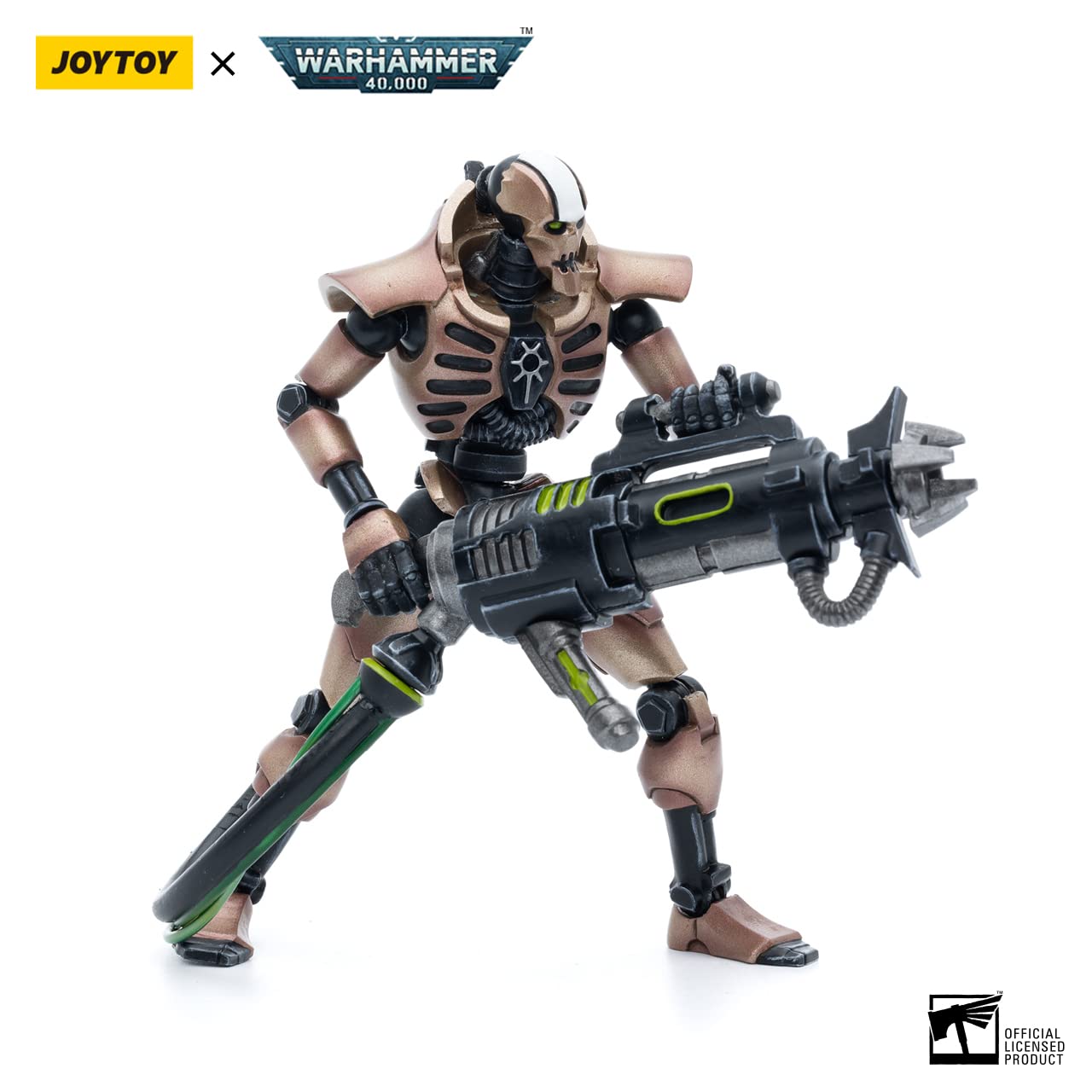 JoyToy Warhammer 1/18 40K Action Figures Extreme Warrior Joy Toy Models Necrons Szarekhan Dynasty - Tesla Carbine