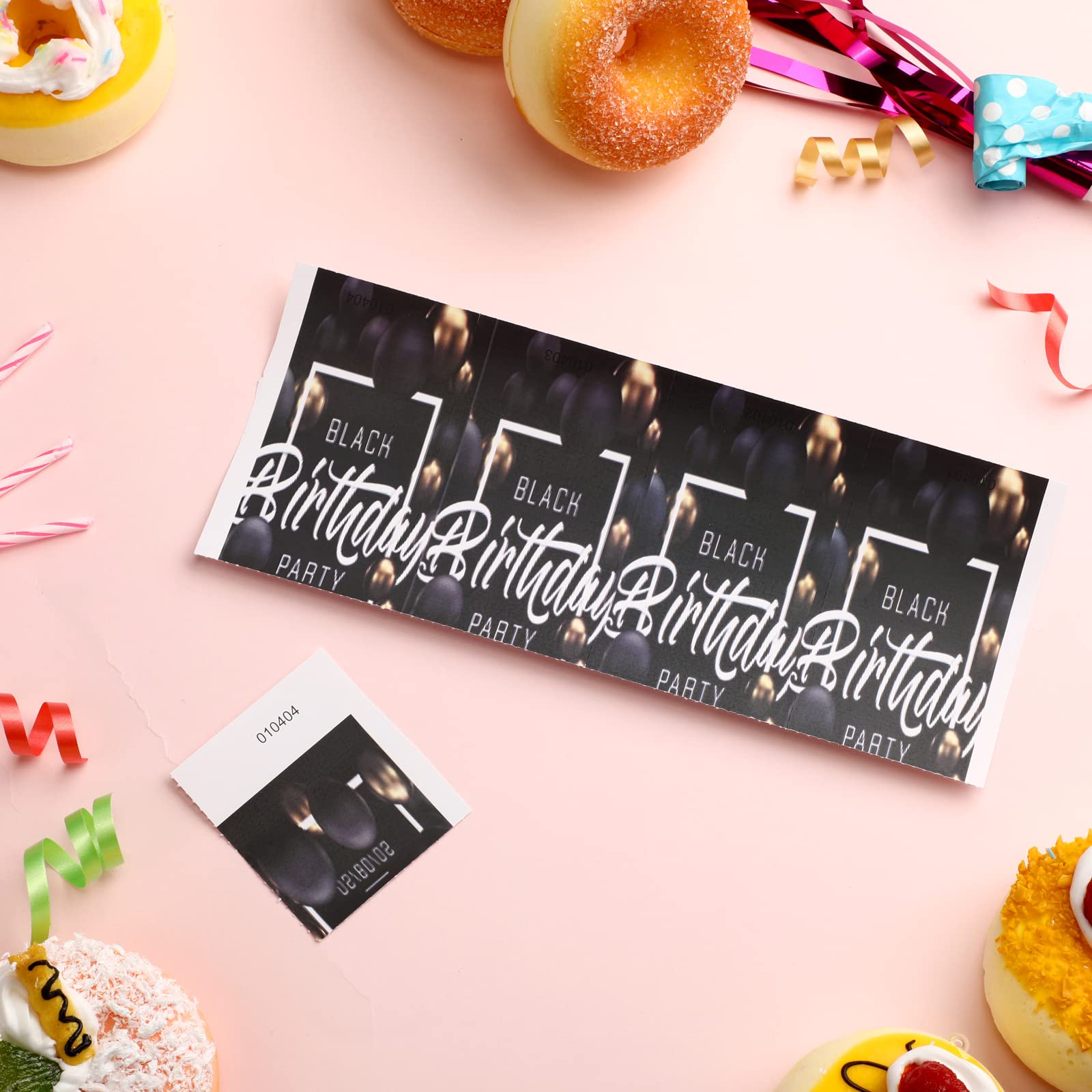100 Sheets 8.5" x 11" 35lb Printable Event and Raffle Tickets Serialized with Ticket Numbers 800 Pcs 2.125" x 5.5" White Printable Tickets with Tear Away Stubs Easy Printing Card for Event Host