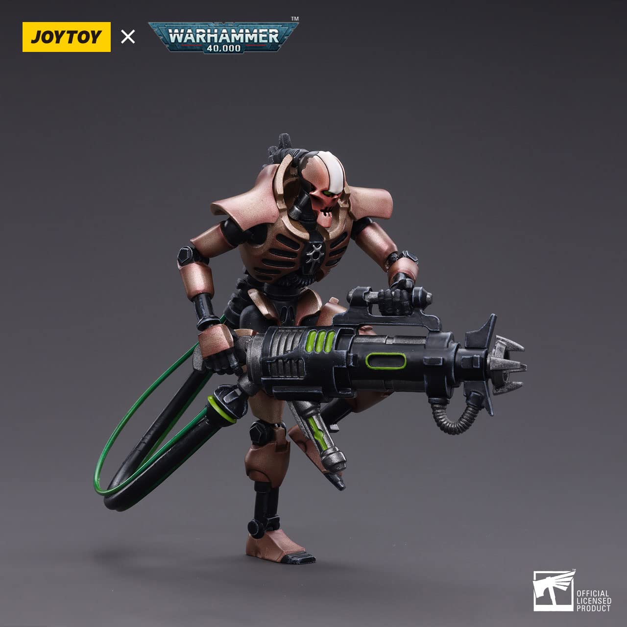 JoyToy Warhammer 1/18 40K Action Figures Extreme Warrior Joy Toy Models Necrons Szarekhan Dynasty - Tesla Carbine