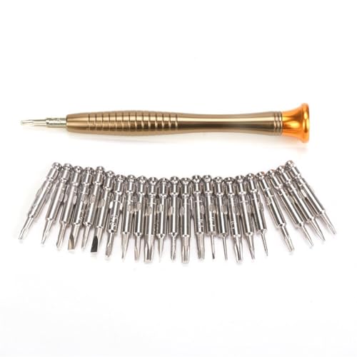 ADSRB 25 In 1 Leather Bag Set Screwdriver Glasses Watch Maintenance Mobile Phone Computer Disassembly Tool Combination