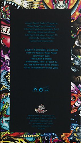 Men's Cologne Fragrance Spray by Ed Hardy, Hearts & Daggers, Eau De Toilette, 3.4 Fl Oz