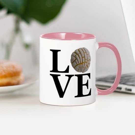 CafePress LOVE Concha De Vainilla Ceramic Coffee Mug, Tea Cup 11 oz
