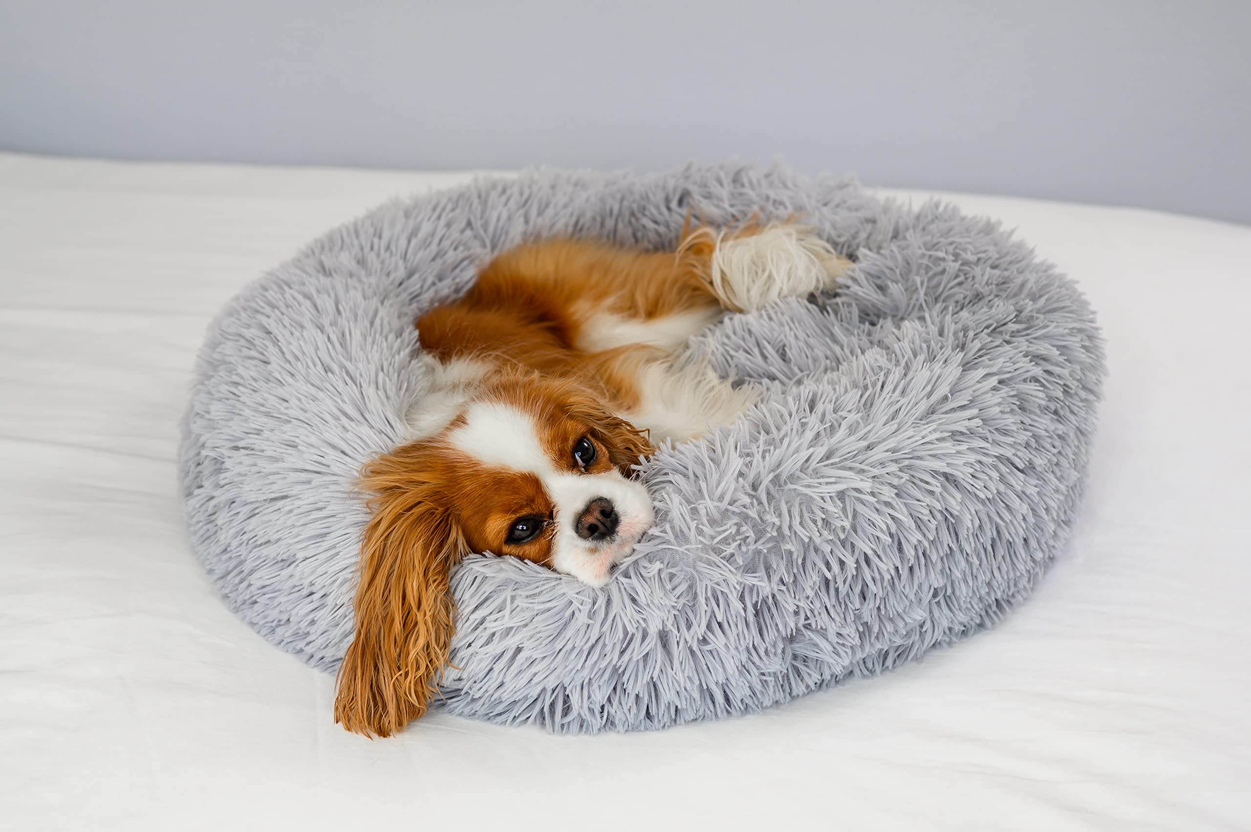 Generic Small Dog Bed, Faux Fur and Polyester, 28"x28", Machine Washable
